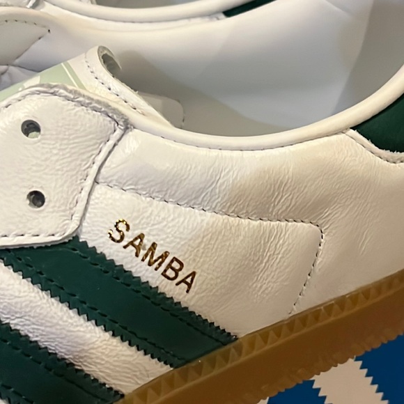 adidas | Shoes | Adidas Samba Og Shoes Sneakers New White Green Gum ...
